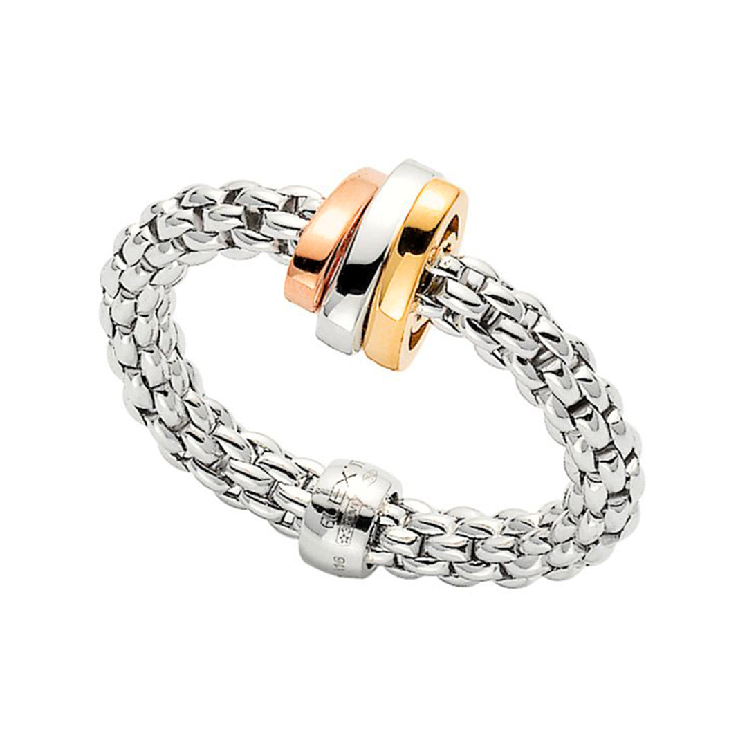 Fope Prima 18ct Gold Flex'it Ring | BRADLEYS